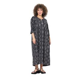 Ulla Popken Jerseykleid in graphitgrau | Gr.: 46-48