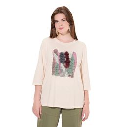 Ulla Popken Shirt in perlwei&szlig; | Gr.: 50-52
