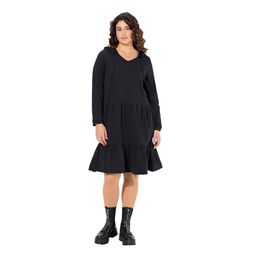 Ulla Popken Midikleid in schwarz | Gr.: 46-48