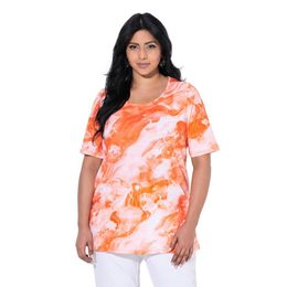 Ulla Popken Shirt in mandarine | Gr.: 46-48