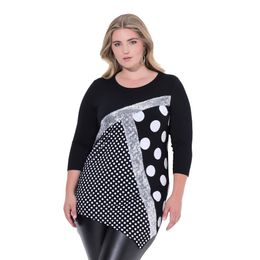 MIAMODA Shirt in schwarz | Gr.: 44