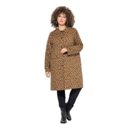 Ulla Popken Mantel in caramel | Gr.: 50-52