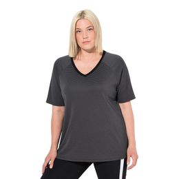 Ulla Popken Shirt in schwarz | Gr.: 58-60