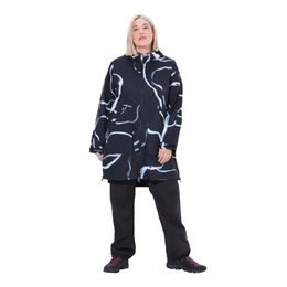 Ulla Popken Mantel in schwarz | Gr.: 50-52