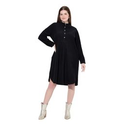 Ulla Popken Midikleid in schwarz | Gr.: 52-normalgroesse