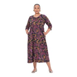 Ulla Popken Kleid in schwarz | Gr.: 50-52