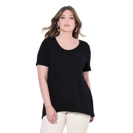 MIAMODA Shirt in schwarz | Gr.: 44