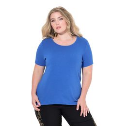 MIAMODA Shirt in dunkles himmelblau | Gr.: 50