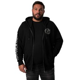 John F. Gee Sweatjacke in schwarz | Gr.: L