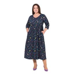 Ulla Popken Kleid in schwarz | Gr.: 58-60