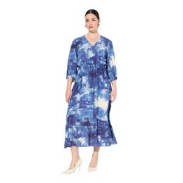 Ulla Popken Midikleid in marine | Gr.: 46-48