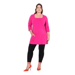 Ulla Popken Longshirt in pink | Gr.: 50-52