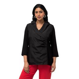 Ulla Popken Shirt in schwarz | Gr.: 58-60