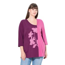 Ulla Popken Shirt in waldbeere | Gr.: 54-56