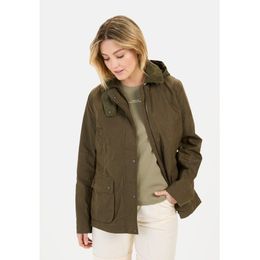 Camel Active Fieldjacket mit Cordkragen in Dunkel khaki | Gr.: 36