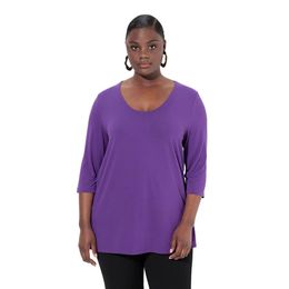 Ulla Popken Shirt in lila | Gr.: 50-52