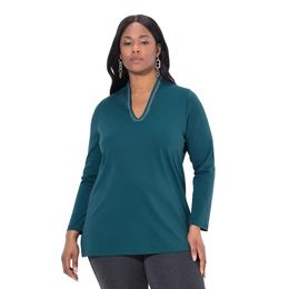 Ulla Popken Shirt in tief gr&uuml;n | Gr.: 54-56