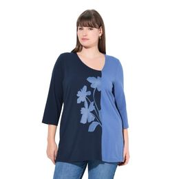 Ulla Popken Shirt in helles segelblau | Gr.: 54-56