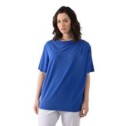 Ulla Popken Shirt in kobaltblau | Gr.: 54-56