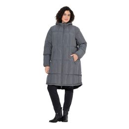 Ulla Popken Steppmantel in graphitgrau | Gr.: 42-44