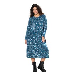Ulla Popken Kleid in petrol | Gr.: 46-48