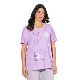 Ulla Popken Shirt in lavendel | Gr.: 50-52