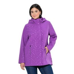 Ulla Popken Softshelljacke in lila | Gr.: 46-48