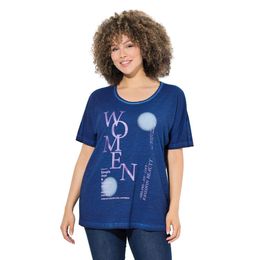 Ulla Popken Shirt in dunkelblau | Gr.: 54-56