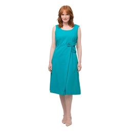 Ulla Popken Midikleid in helles petrol | Gr.: 50-52