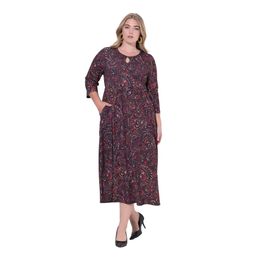 Ulla Popken Kleid in schwarz | Gr.: 46-48