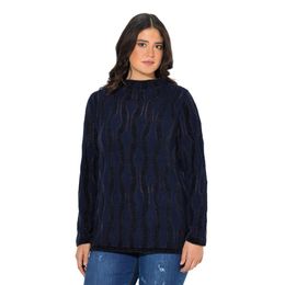 Ulla Popken Pullover in marine | Gr.: 54-56
