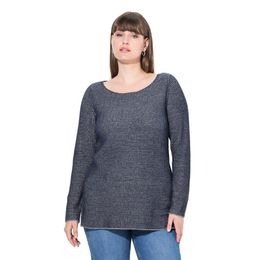 Ulla Popken Pullover in marine | Gr.: 42-44