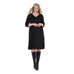 Ulla Popken Kleid in schwarz | Gr.: 58-60