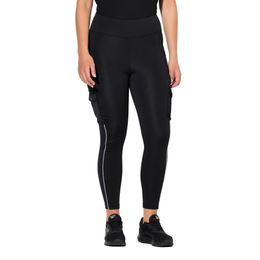 Ulla Popken Leggings in schwarz | Gr.: 50-52