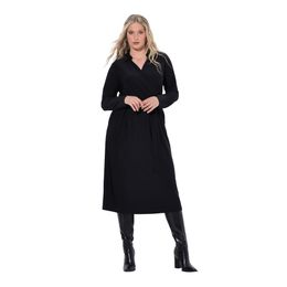 Ulla Popken Midikleid in schwarz | Gr.: 54-56