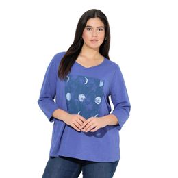 Ulla Popken Shirt in atlantikblau | Gr.: 50-52