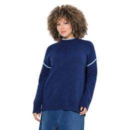 Ulla Popken Pullover in dunkelblau | Gr.: 42-44