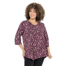 Ulla Popken Shirt in pflaume | Gr.: 46-48