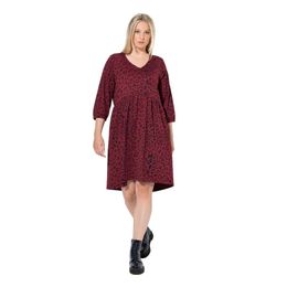 Ulla Popken Jerseykleid in pflaume | Gr.: 46-48