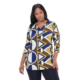 Ulla Popken Shirt in dunkles marine | Gr.: 58-60
