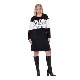 Ulla Popken Kleid in schwarz | Gr.: 50-52