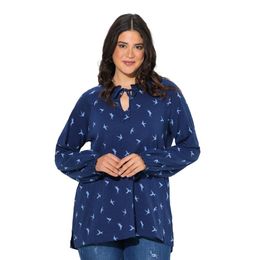 Ulla Popken Longshirt in tintenblau | Gr.: 54-56