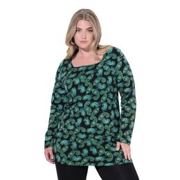 Ulla Popken Longshirt in petrolgr&uuml;n | Gr.: 66-68