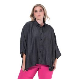 MIAMODA Bluse in anthrazit | Gr.: 46-48