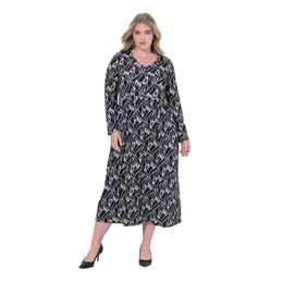 Ulla Popken Kleid in schwarz | Gr.: 62/64