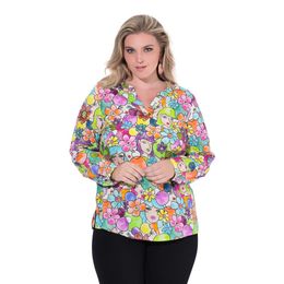 MIAMODA Bluse in neon berry | Gr.: 50