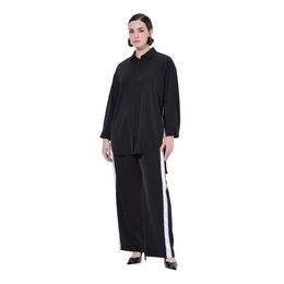 Ulla Popken Hemdbluse in schwarz | Gr.: 58-60