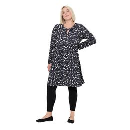 Ulla Popken Midikleid in schwarz | Gr.: 62/64