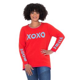 Angel of Style Pullover in neon rot | Gr.: 50-52