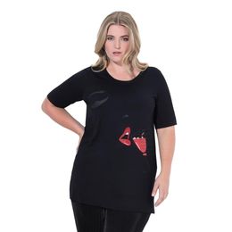 MIAMODA Shirt in schwarz | Gr.: 42